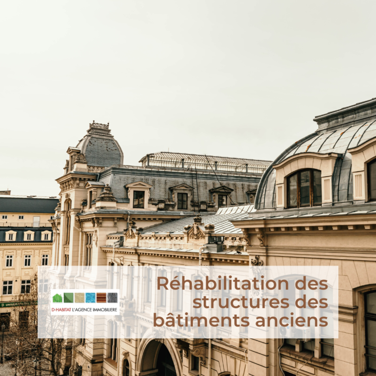 Réhabilitation des structures des bâtiments anciens. - D-HABITAT immobilier
